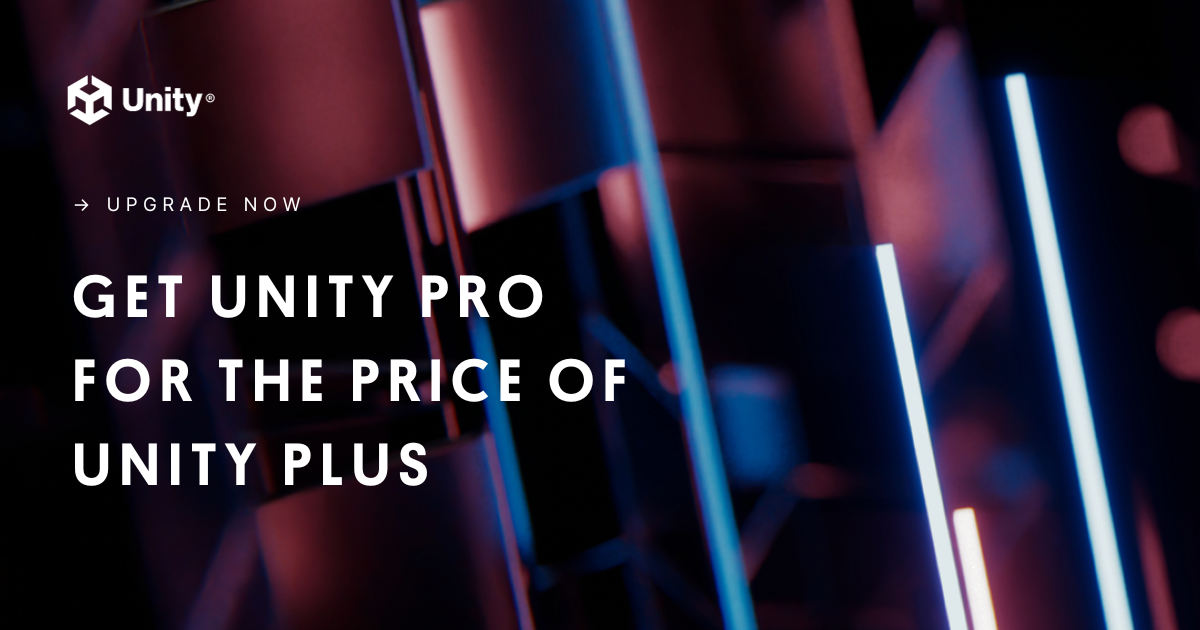 Upgrade to Unity Pro